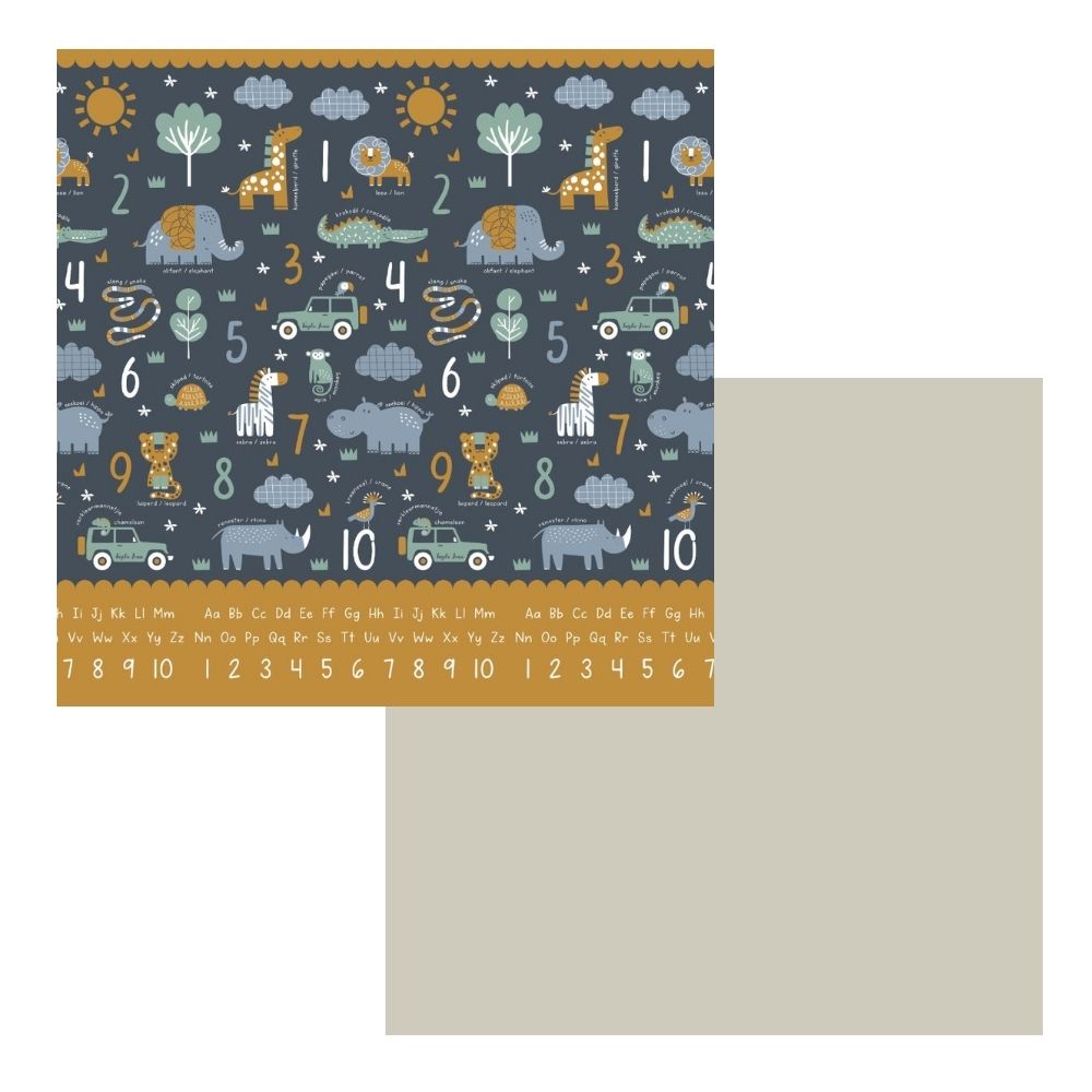 Safari Numbers & Beige Play Mat | Tayla Jean – Kido Co.